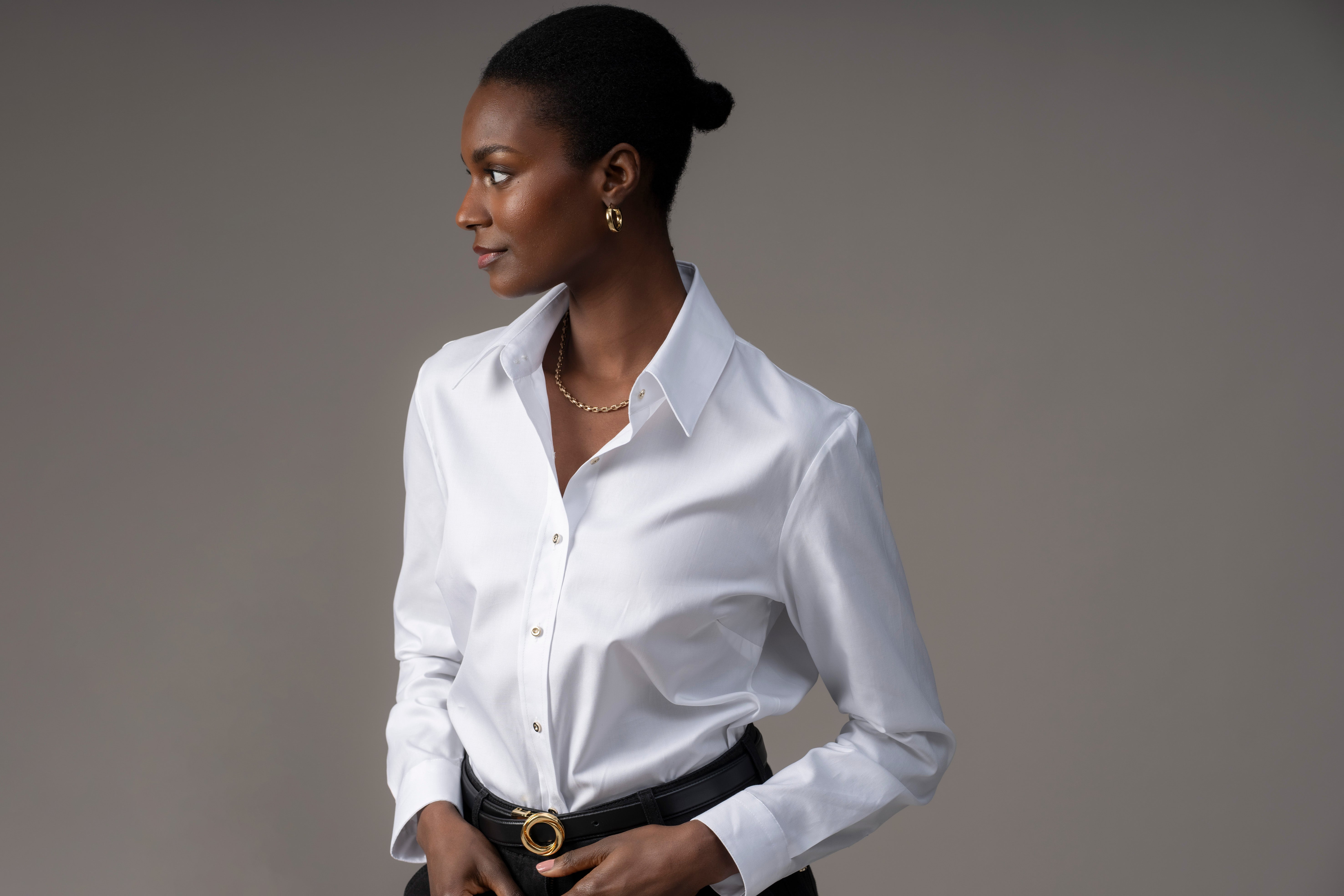 Womens Work Shirts | Basic White Shirt | The Shirt Company